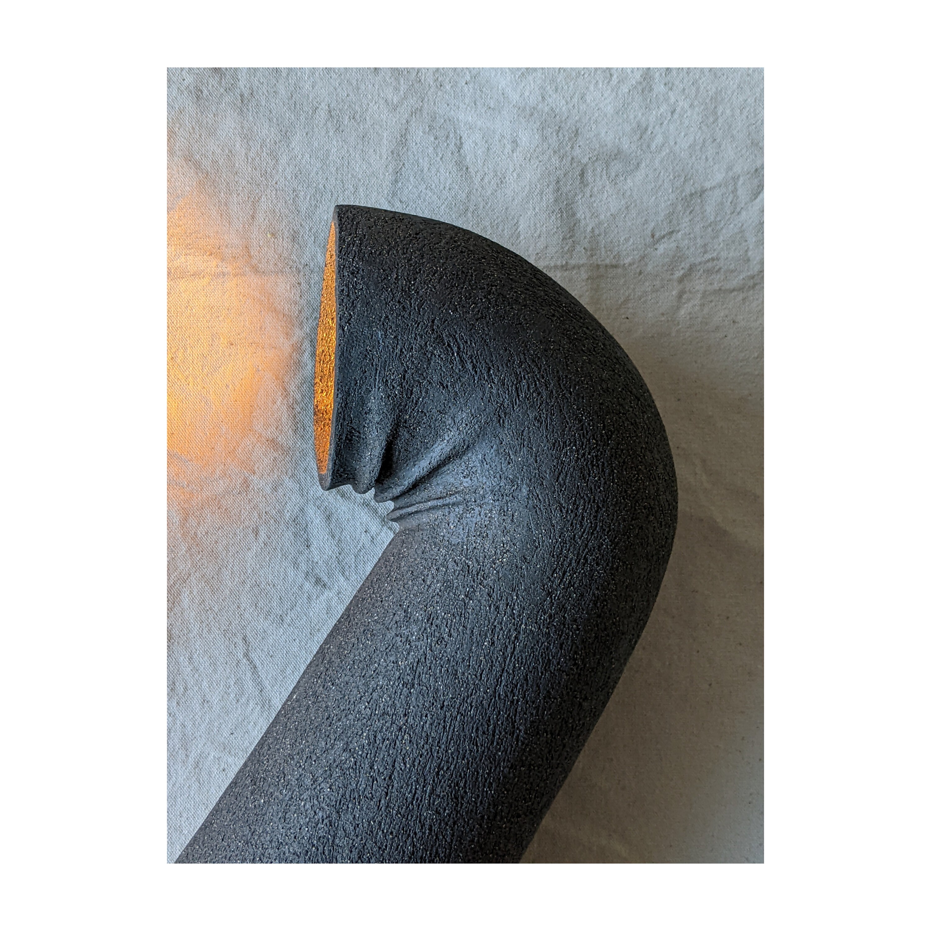 Handmade Ceramic Light With Fabric Braided Cable - Etsy