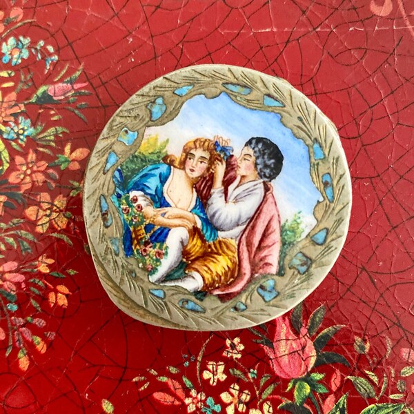 Brass Pill Box - Etsy