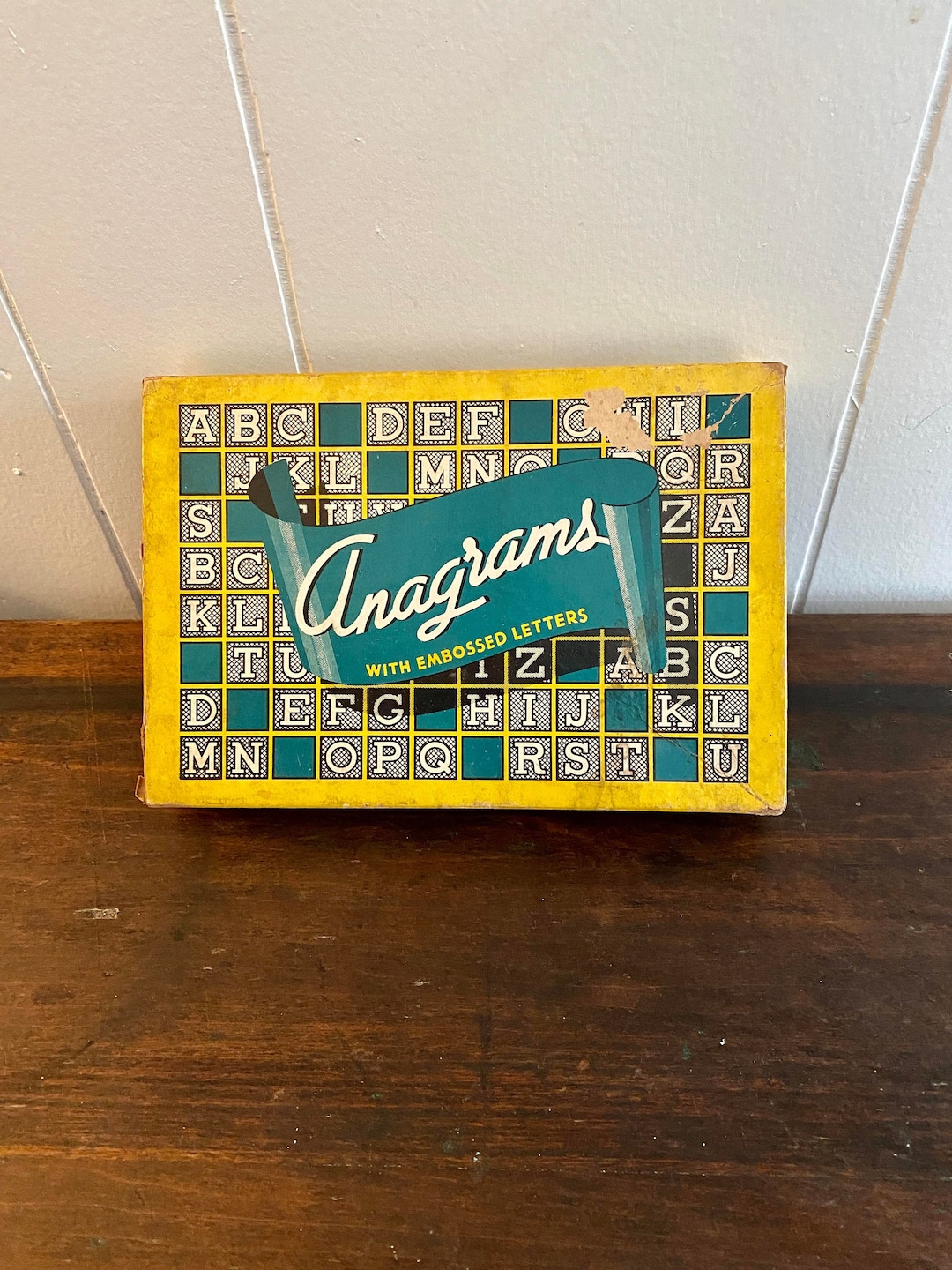 Vintage ANAGRAMS Toy Game Alphabet Spelling Crossword Puzzle ...