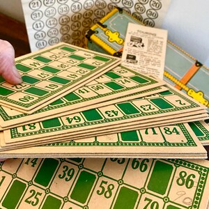 Great Vintage 1940s-50s LOTTO Game by Parker Brothers With Wood and ...