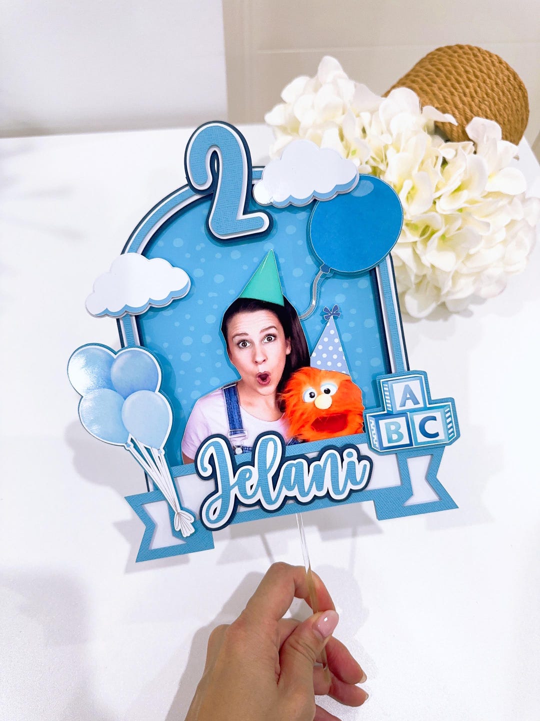 Ms Rachel Themed 3D Shaker Cake Topper | Personalised Cake Topper ...