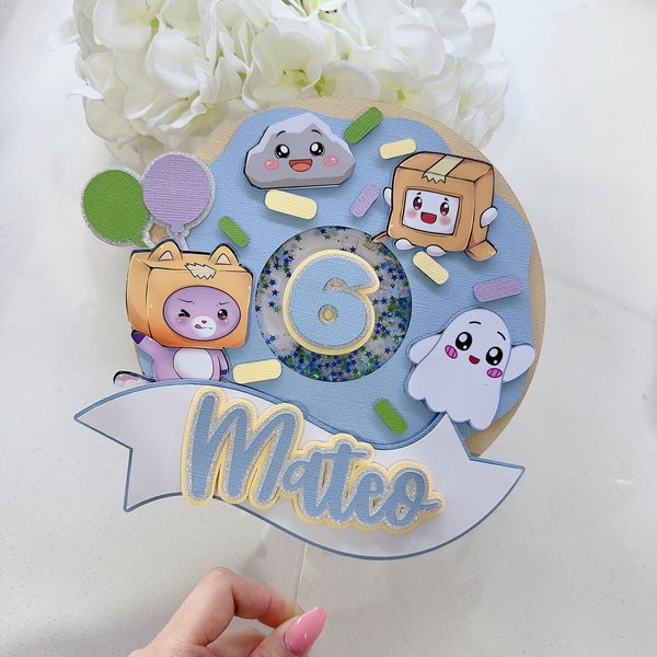 Lankybox Cake Topper - Etsy Australia