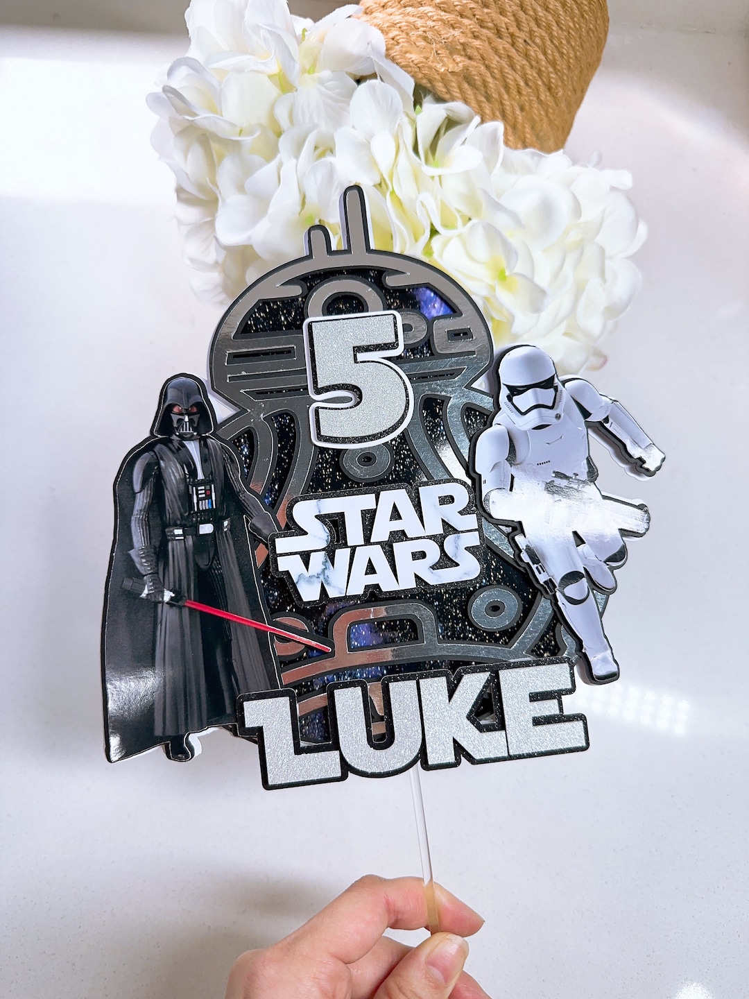 Star Wars 3D Cake Topper | Birthday Cake Toppers - Etsy