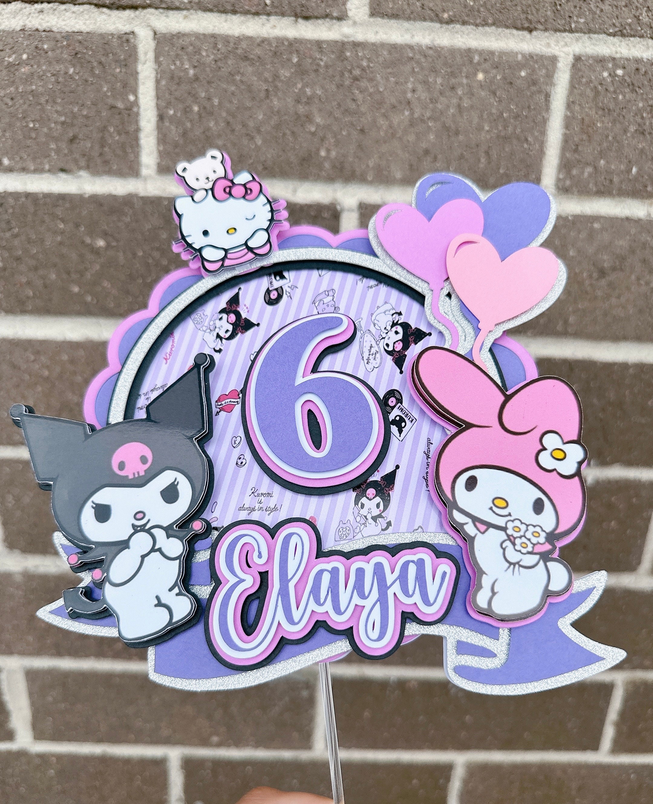 Kuromi 3D Cake Topper | Birthday Parties | Topper | Kitty | - Etsy ...