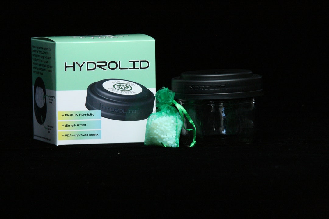 Hydrolid W/ 8oz Jar, Built-in Humidity Control, Airtight Storage ...