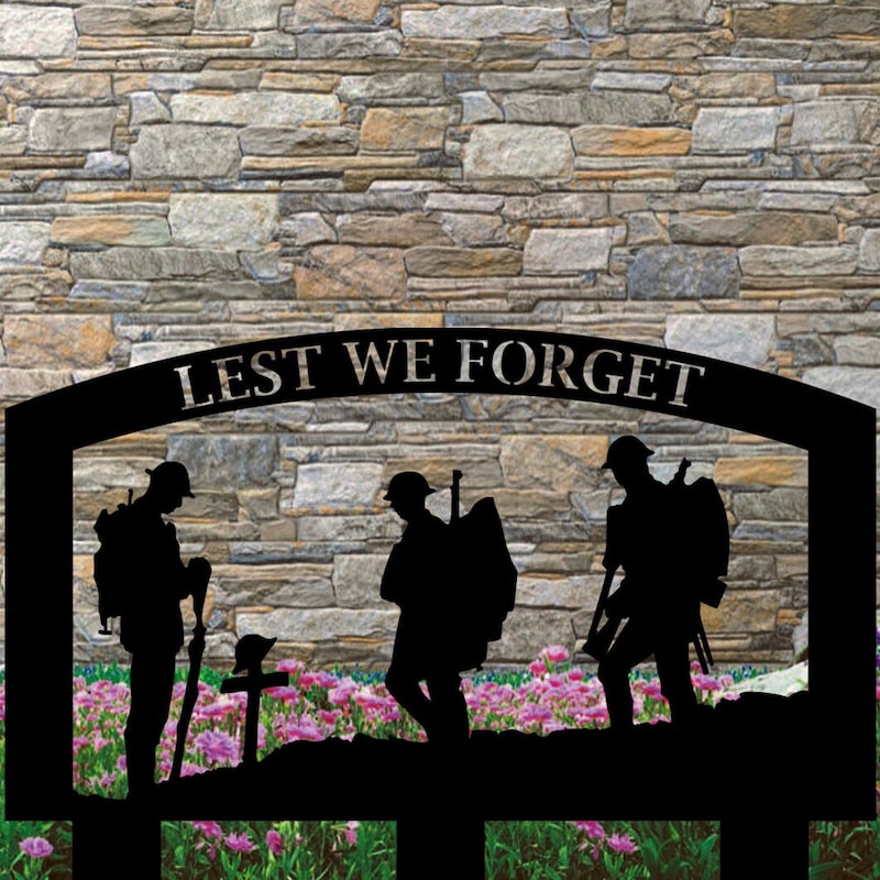 Lest We Forget Silhouette - Etsy UK