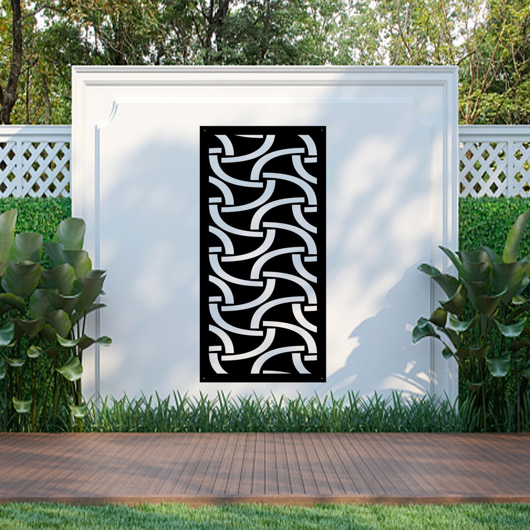 Fub Screen Metal Wall Art: Garden Decor Panel - Etsy