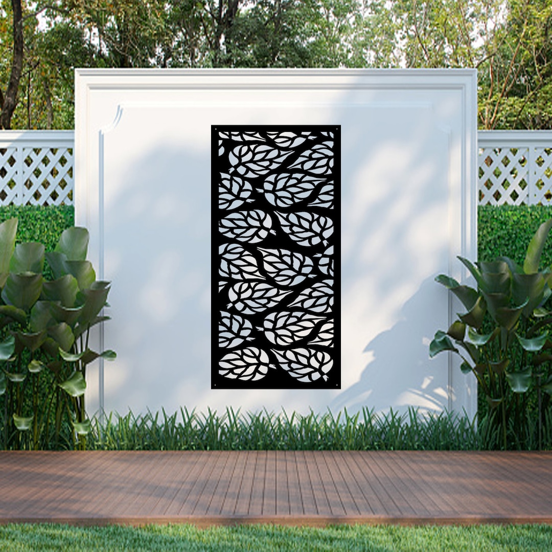 Crown Blossom Screen, Metal Wall Art, Garden Screens, Garden Decor - Etsy