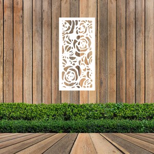 Rose Screen, Metal Wall Art, Garden Screens, Garden Decor - Etsy