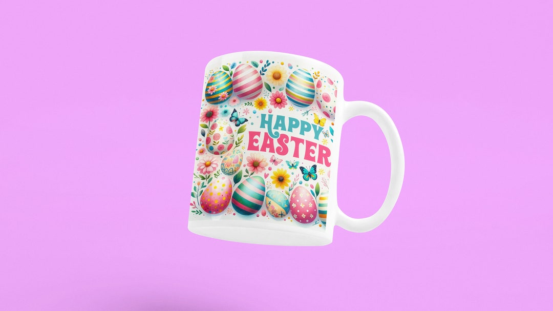 Personalised Mug, Easter, Unique Gift for Her, Coffee Cup, 11oz Mug ...