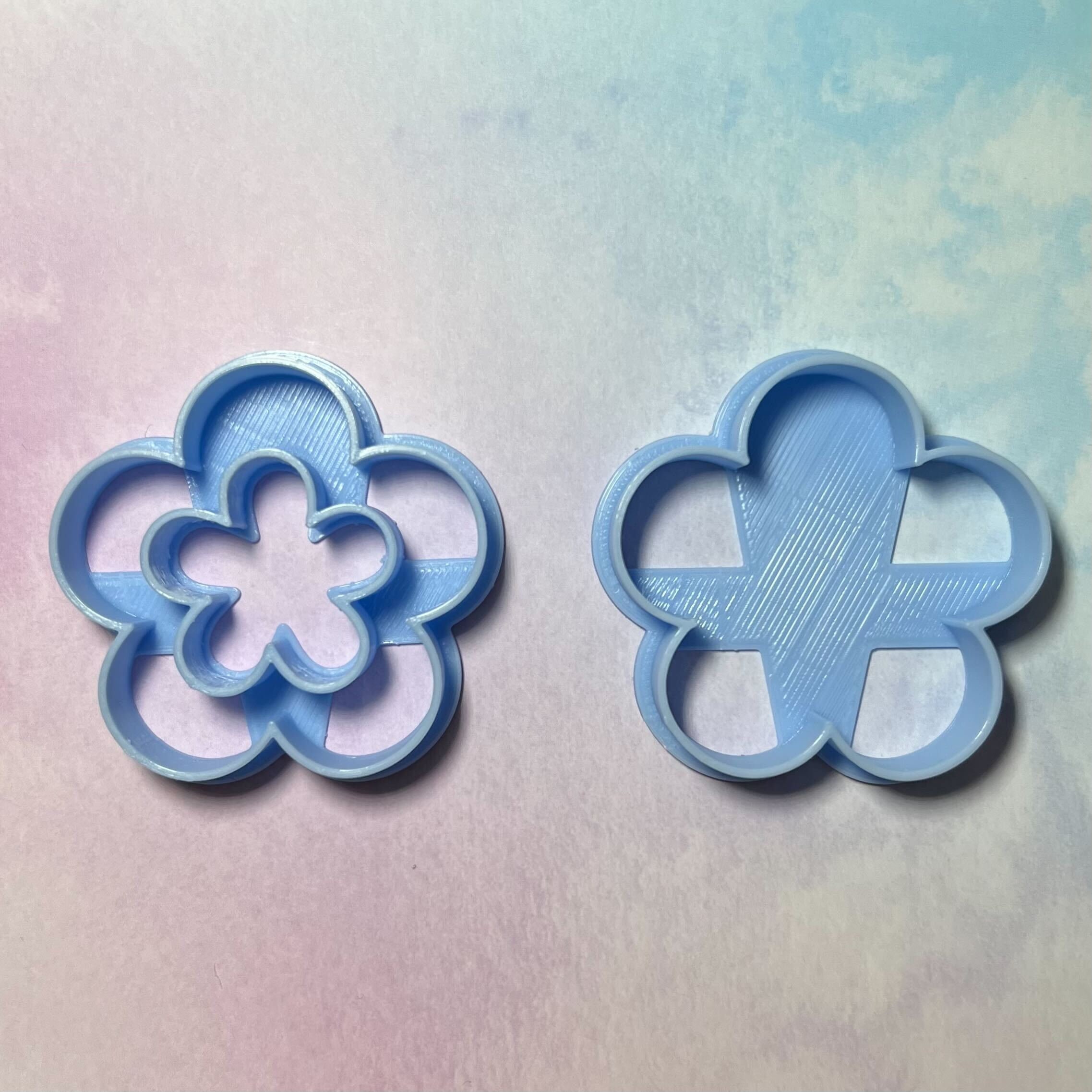 Flower Linzer Cookie Cutter by Treats&prints - Etsy