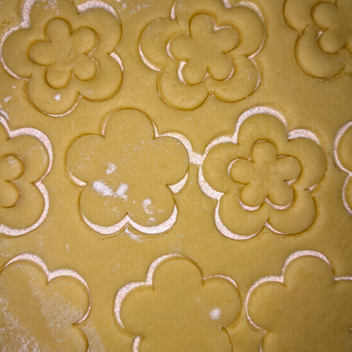 Flower Linzer Cookie Cutter by Treats&prints - Etsy