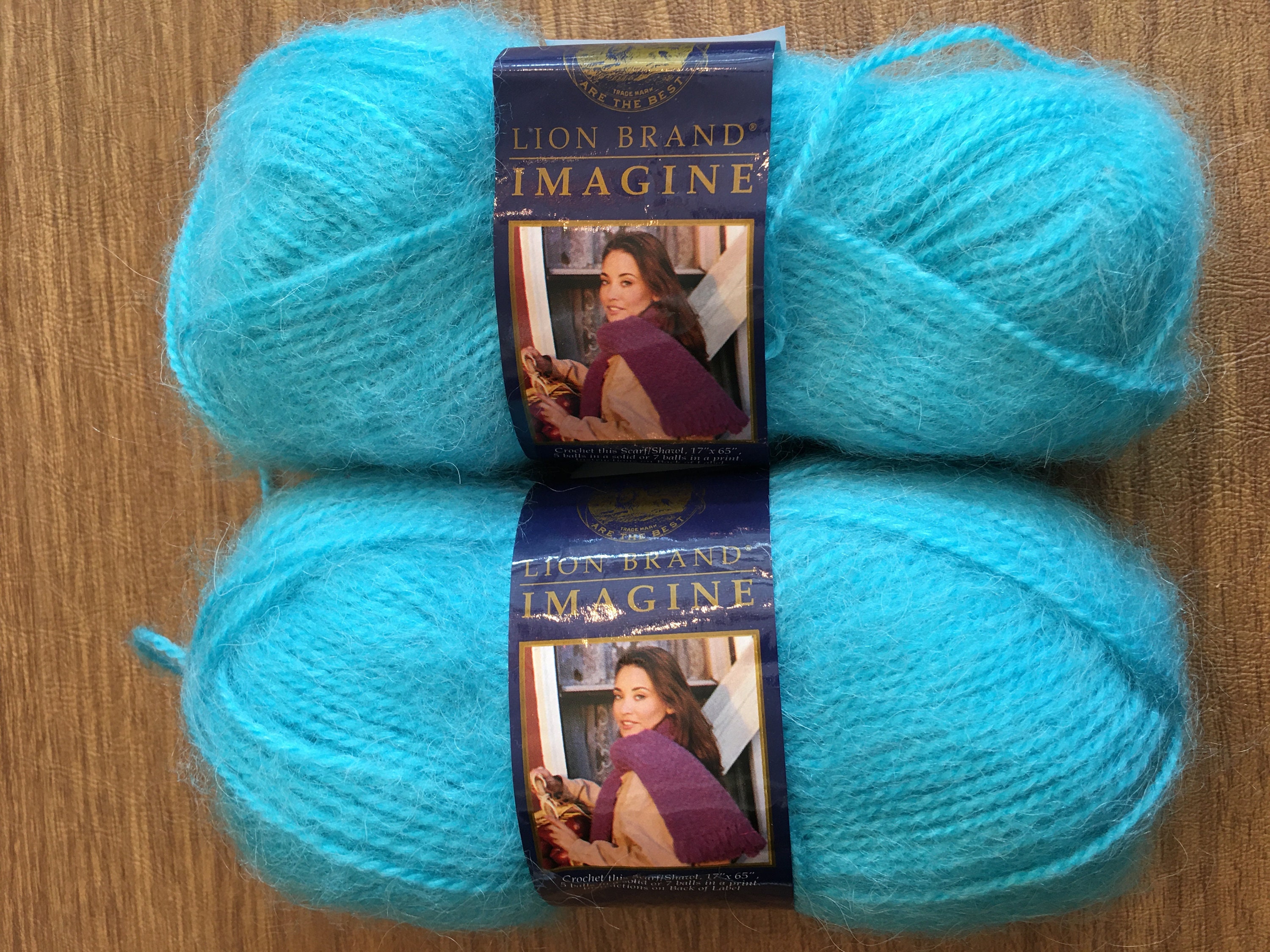 Lion Brand Imagine Yarn 2 Partially Used Skeins Color: - Etsy