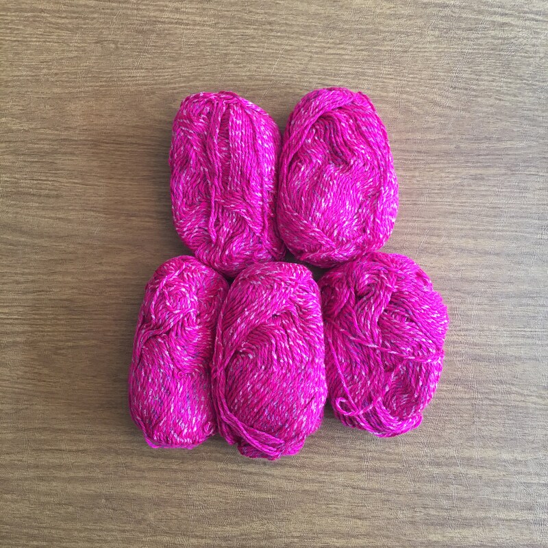 Pink White Lavender Yarn - Etsy