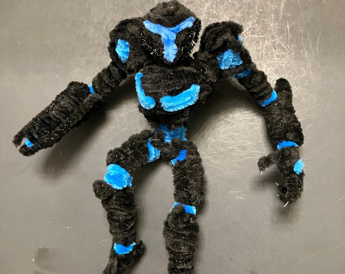 Dark Samus Inspired Figure - Etsy