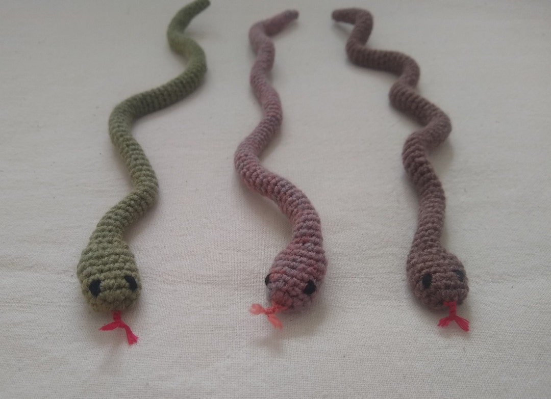 Snake Crochet Pattern (small & Poseable) - Etsy