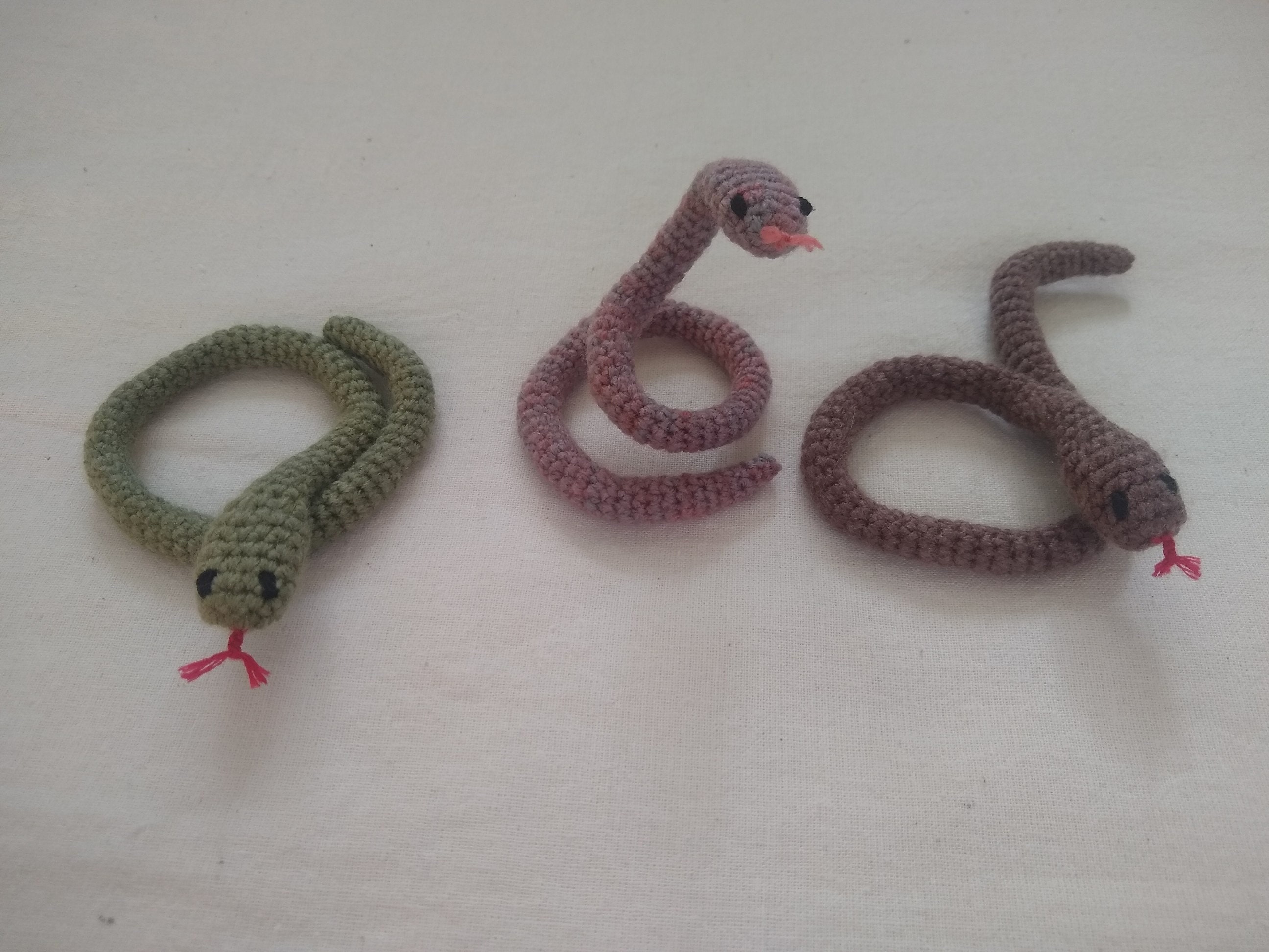Snake Crochet Pattern (small & Poseable) - Etsy