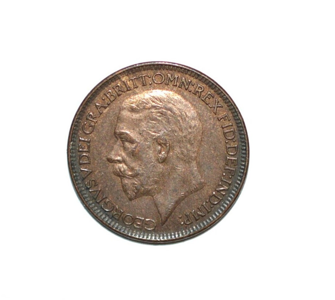 United Kingdom 1 Farthing - George V 1926. Coin - Etsy