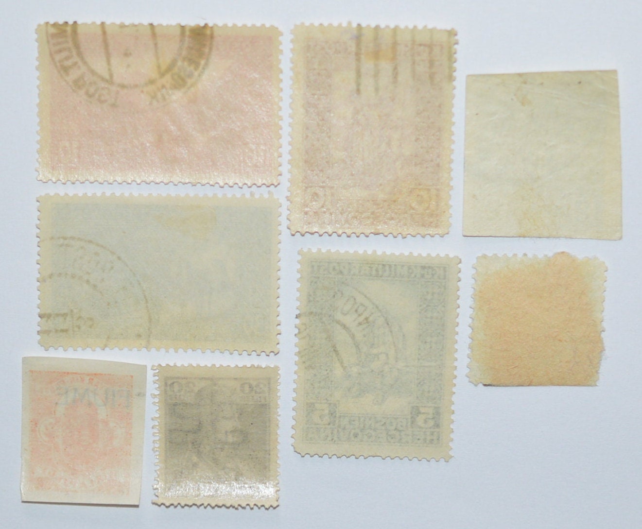 Lot of 8 Old and Rare Used Stamps - Etsy