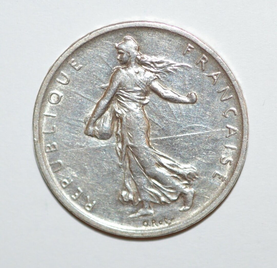 France 5 Francs 1960. 835 Silver Coin - Etsy Canada