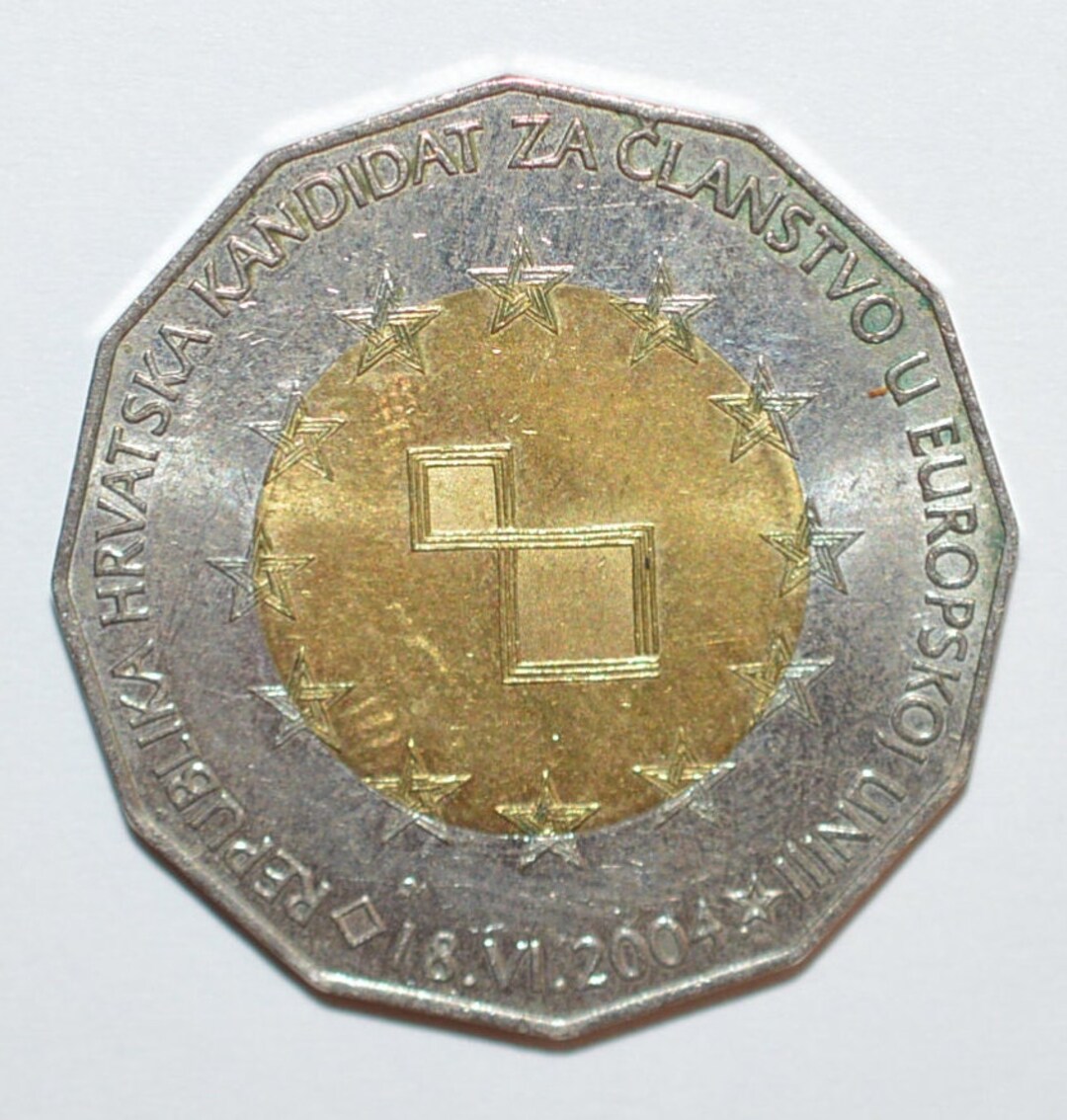 25 Kuna Coin - Republic of Croatia Candidate for Membership in the ...