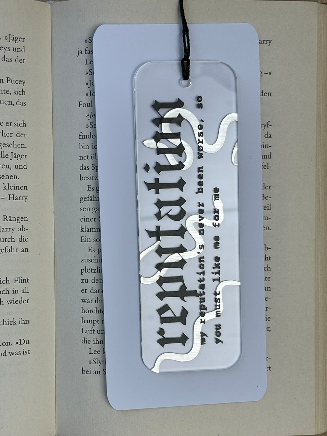 Bookmark Reputation Inspired by Taylor Swift - Etsy