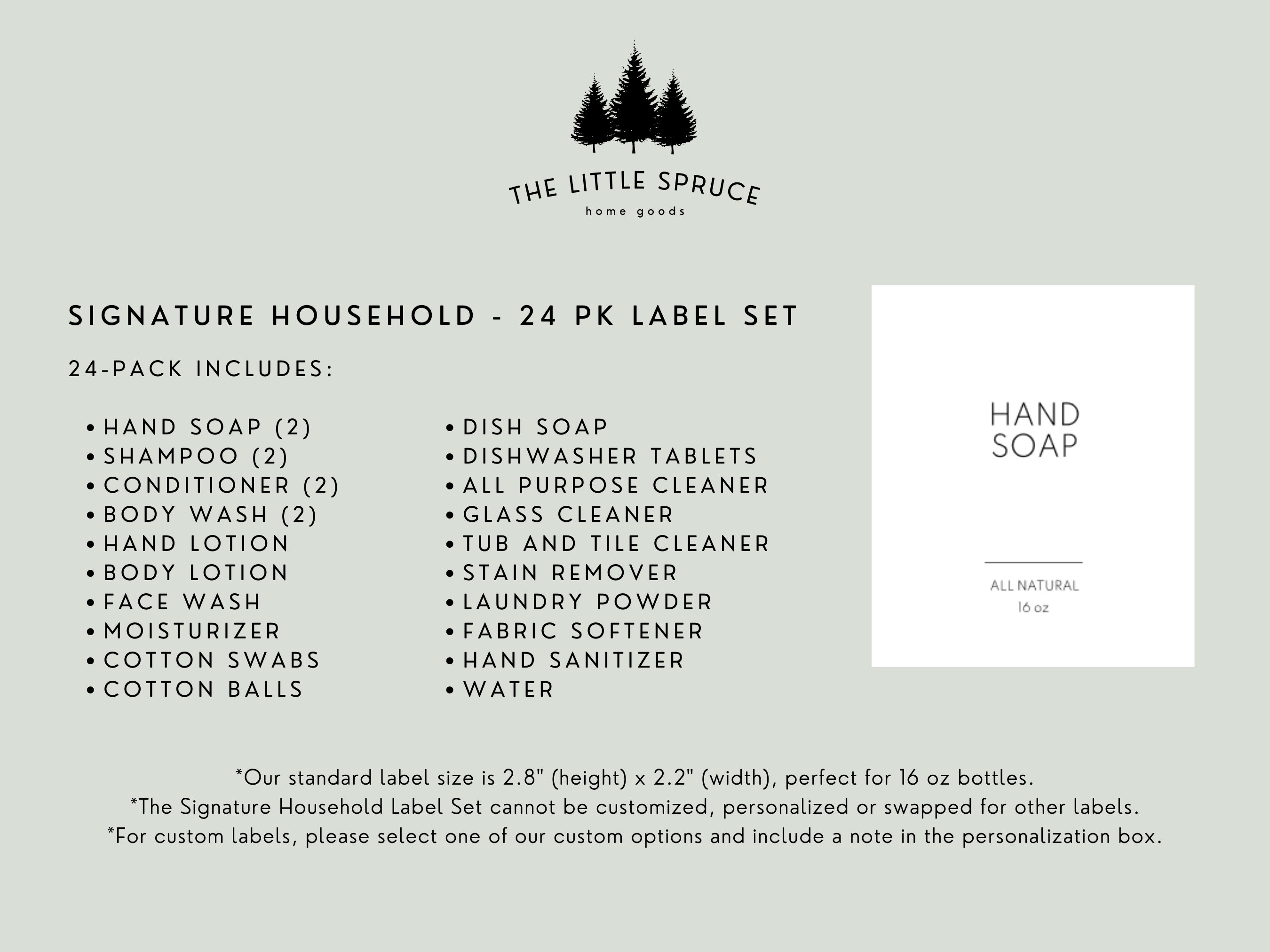 Minimalist Labels Custom Labels Home Organization Hand - Etsy