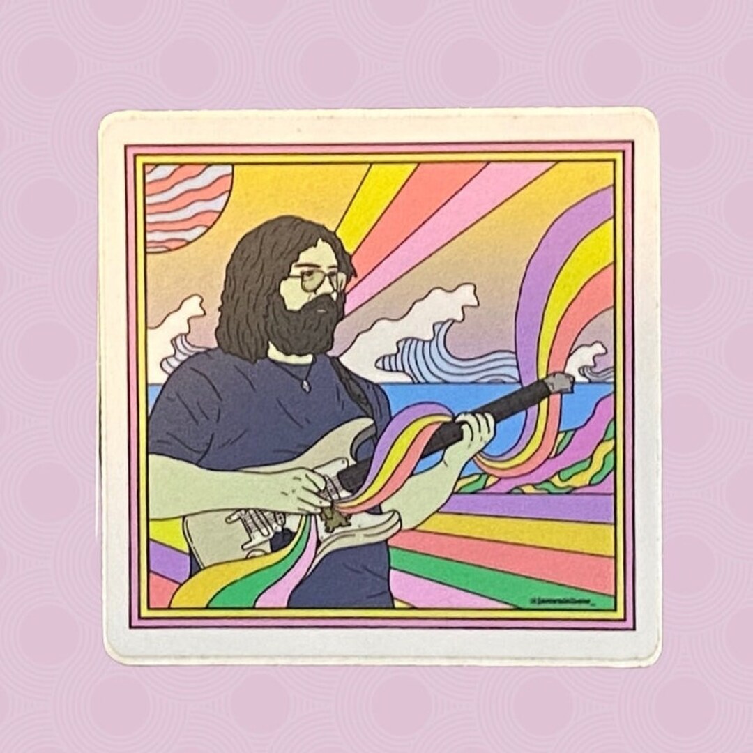 Jerry Jam Rainbow Sticker - Etsy