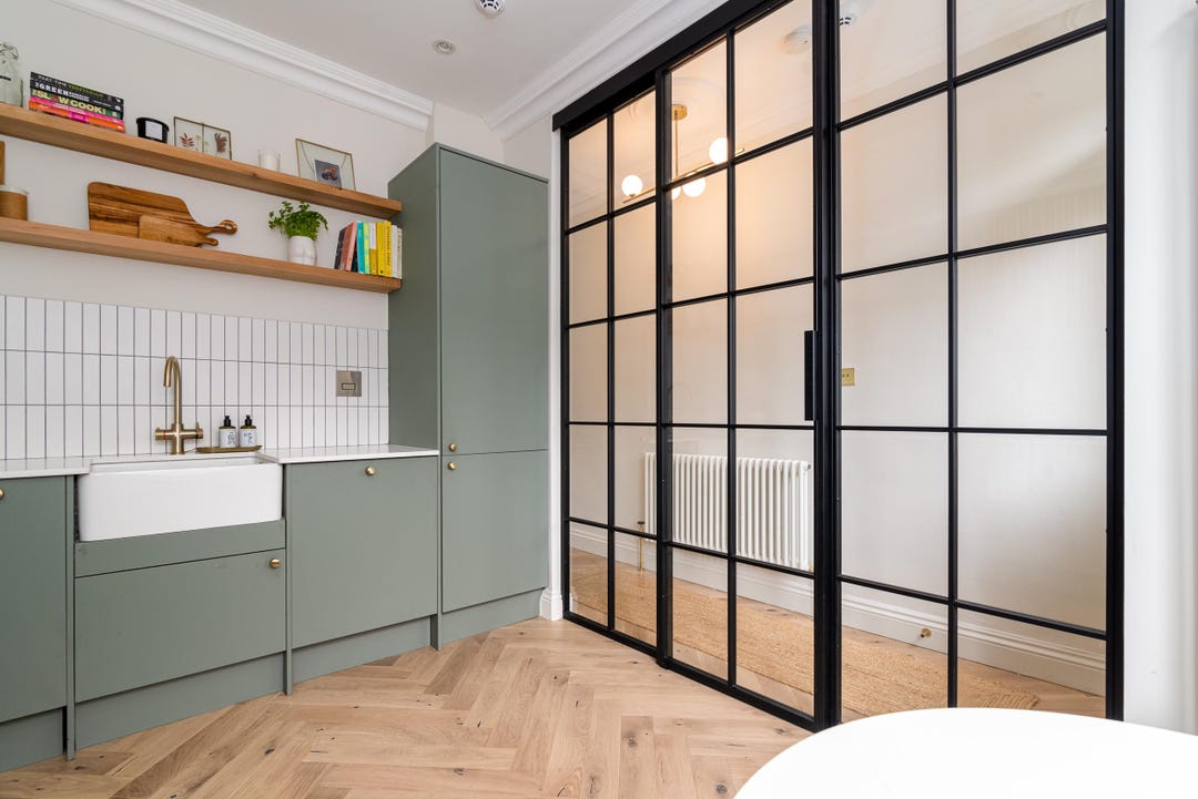 Bespoke Steel Glazed Sliding Doors: Made-to-order Internal Glass ...