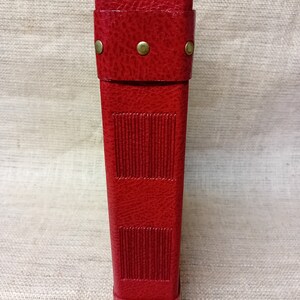 Large Red Journal With Leather and Brass Clasps Life Journal Journal ...