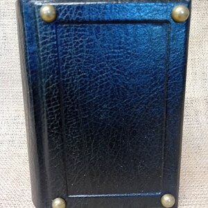 Medieval Style Book Leather With Brass Clasp & Hand Marbled End Papers ...