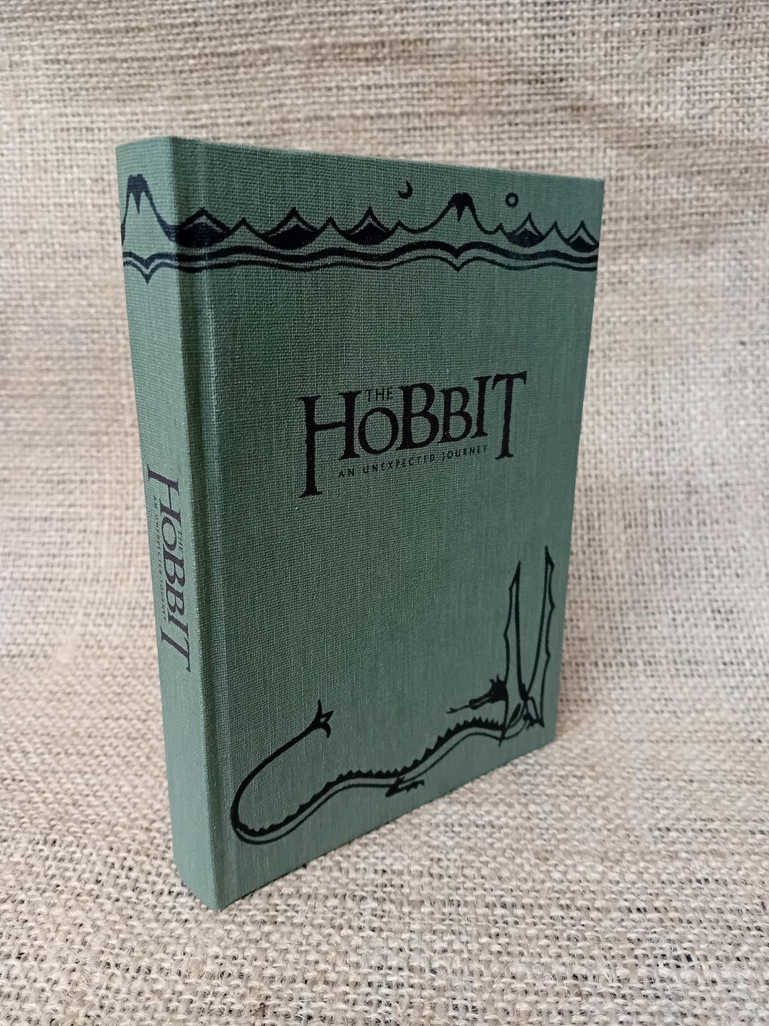 The Hobbit Notebook - Green Cloth - A6 - Original Artwork - Etsy