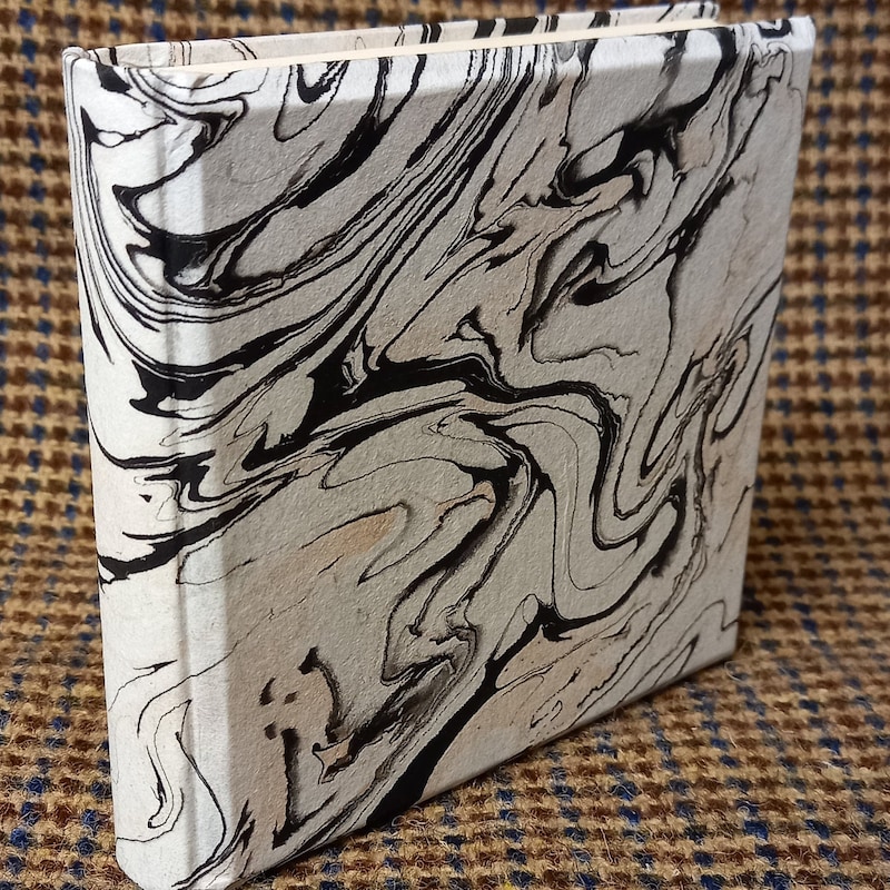 Marbled Book - Etsy