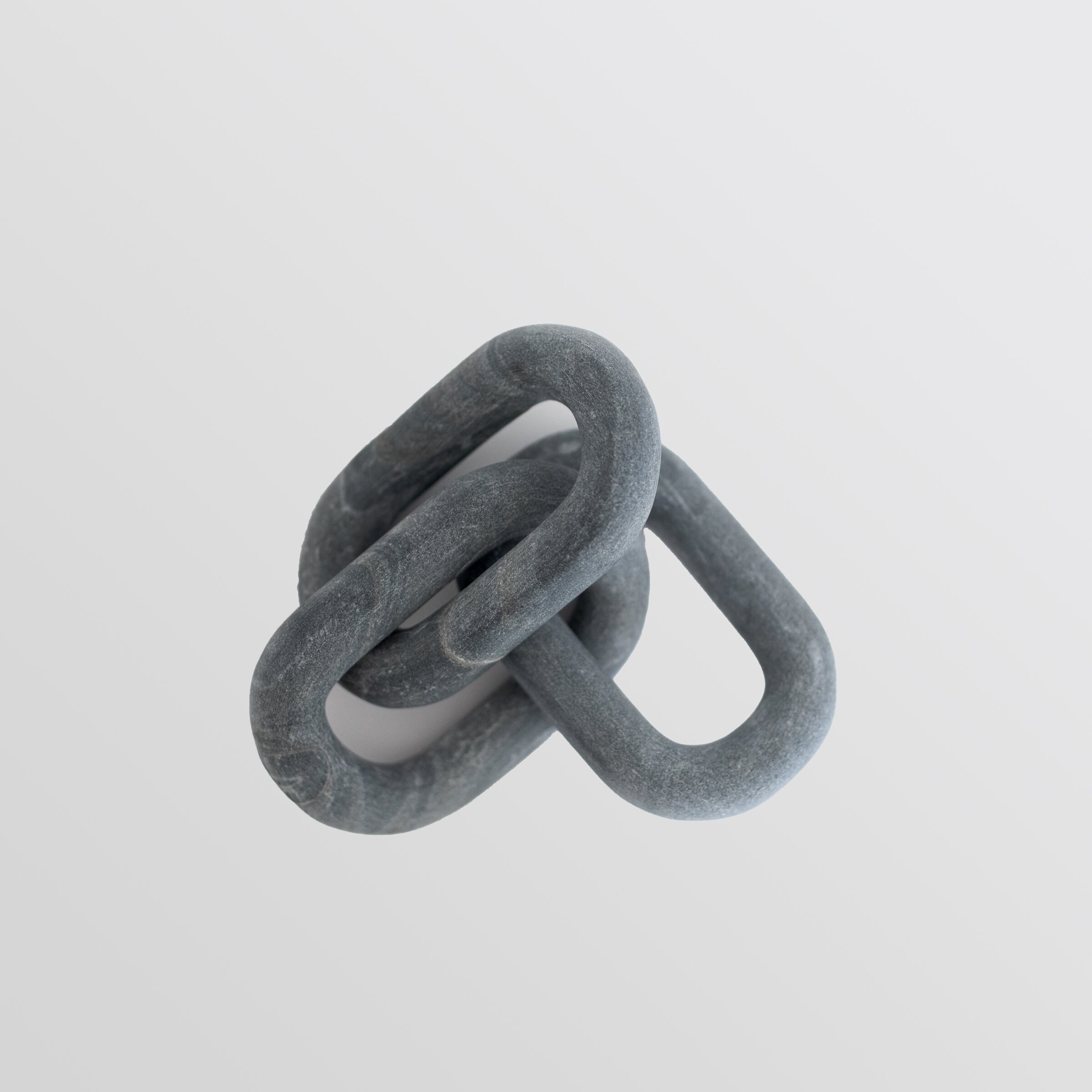Marble 3-link Chain Sculpture Available in Black and White - Etsy UK