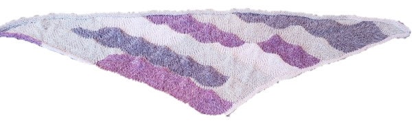Seashell Shawl Pattern to Machine Knit in Three Gauges by Diana ...