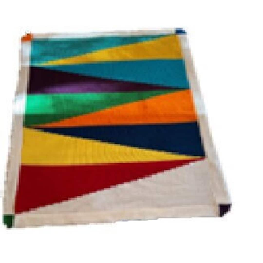 Long Triangles Blanket From Afghan in a Day or Even Less Series, a ...