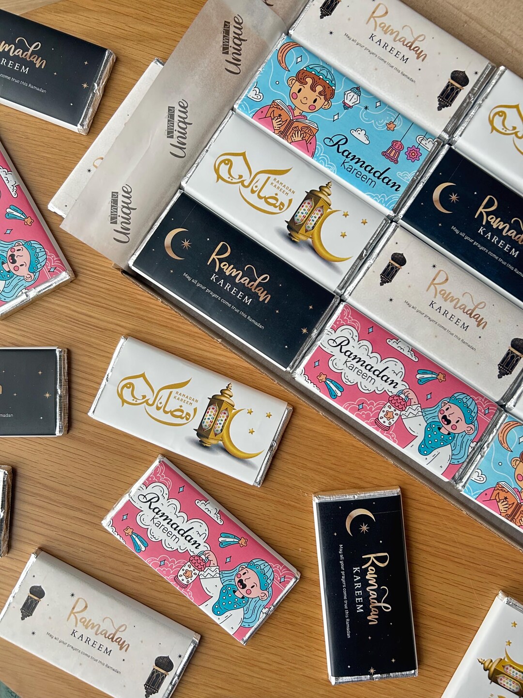 Personalised Ramadan Chocolate Bar Customised Handmade Muslim Islamic ...