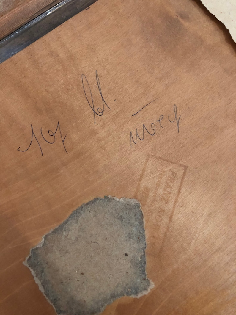 Franz Novak Signed Antique Original Oil Painting Still Life Oil on Wood ...