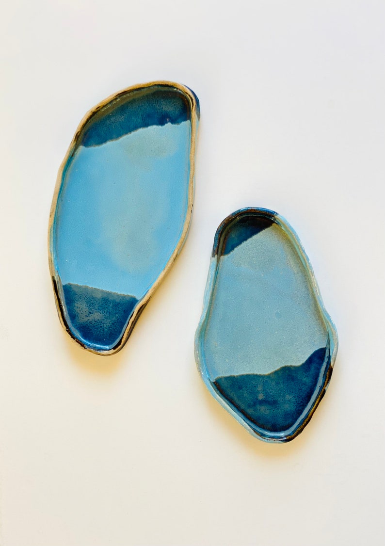 Dining & Serving Plates Home & Living Primordial Blue Range Organic ...