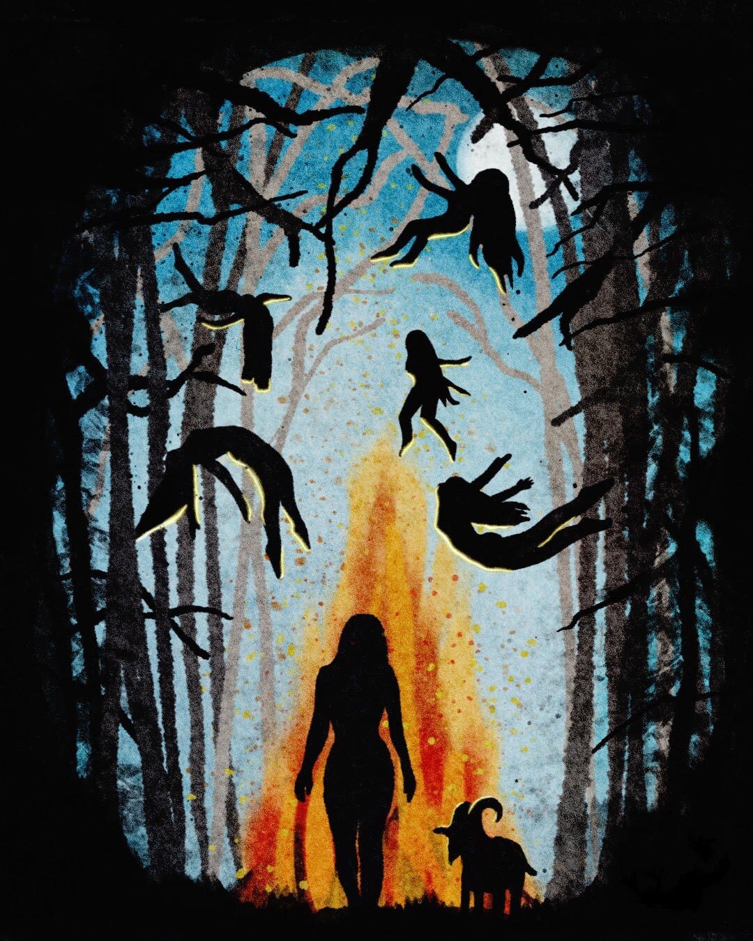 Live Deliciously Witch Fantasy Art the Vvitch Black Phillip Poster Art ...