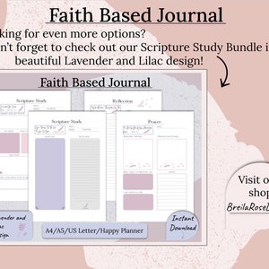 Prayer Journal Bible Study Printable Bible Study Guide - Etsy