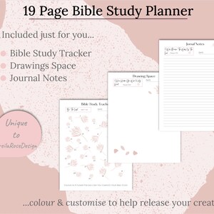 Prayer Journal Printable Bible Study Planner Bible Study | Etsy