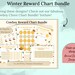 Winter Chore Chart for Kids Christmas Sticker Reward Chart - Etsy