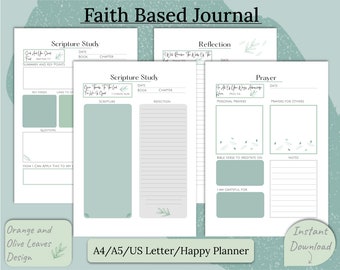 Prayer Journal, Bible Study Printable, Bible Study Guide, Faith Based ...
