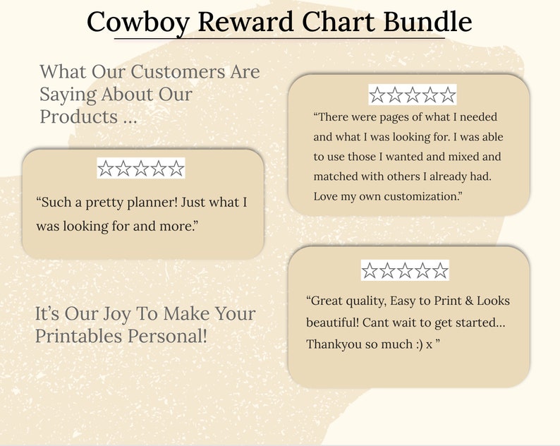 Cowboy Chore Chart for Kids, Chore Chart Bundle, Reward Chart for Boys ...