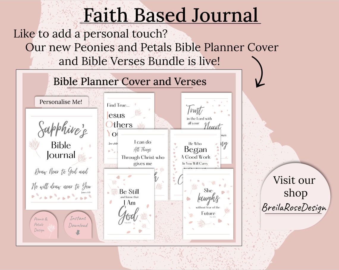 Prayer Journal Bible Study Printable Bible Study Guide - Etsy