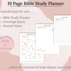 Prayer Journal Printable, Bible Study Planner, Bible Study Guide, Bible ...