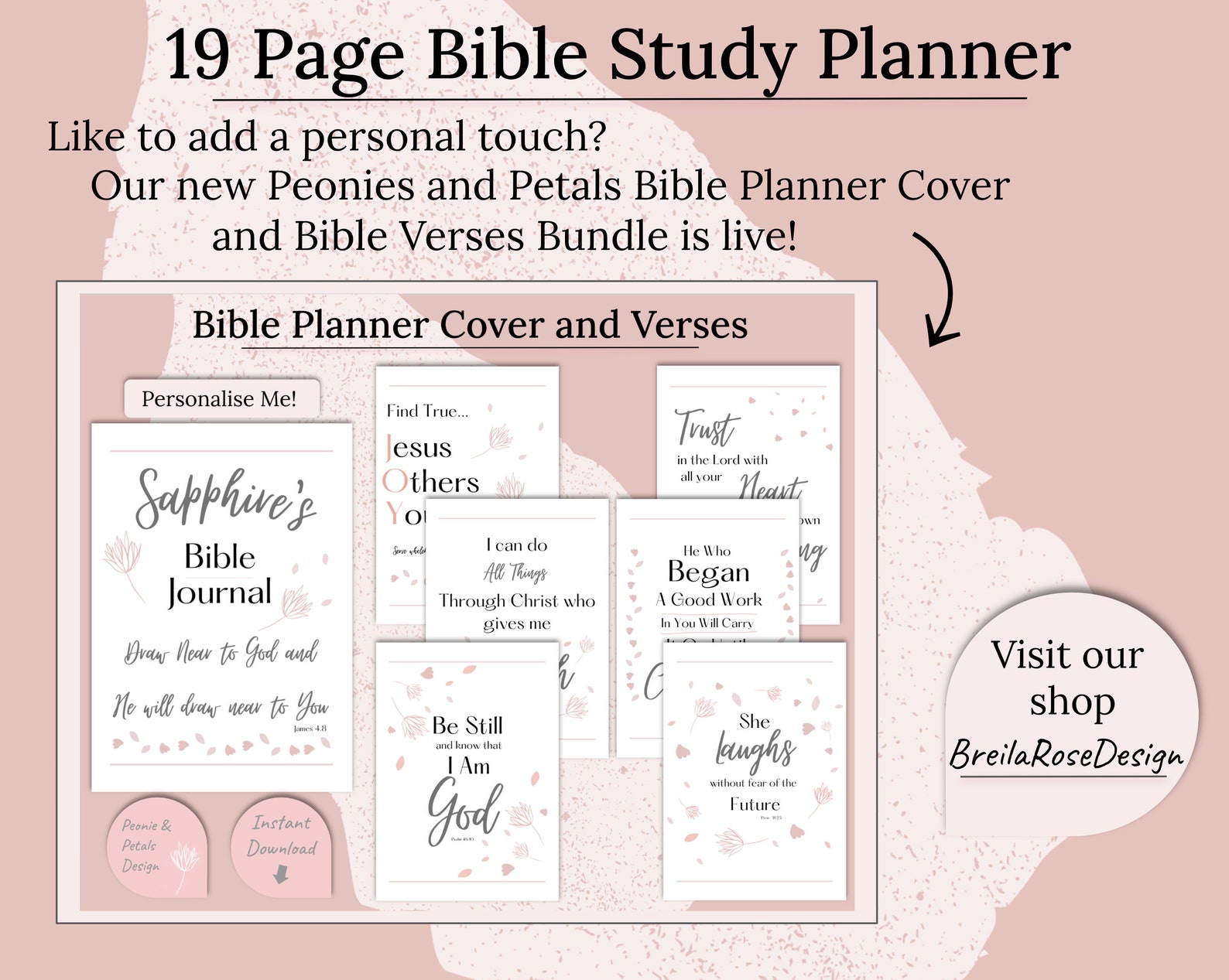 Prayer Journal Printable Bible Study Planner Bible Study - Etsy