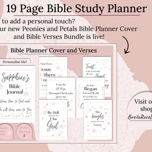 Prayer Journal Printable Bible Study Planner Bible Study - Etsy