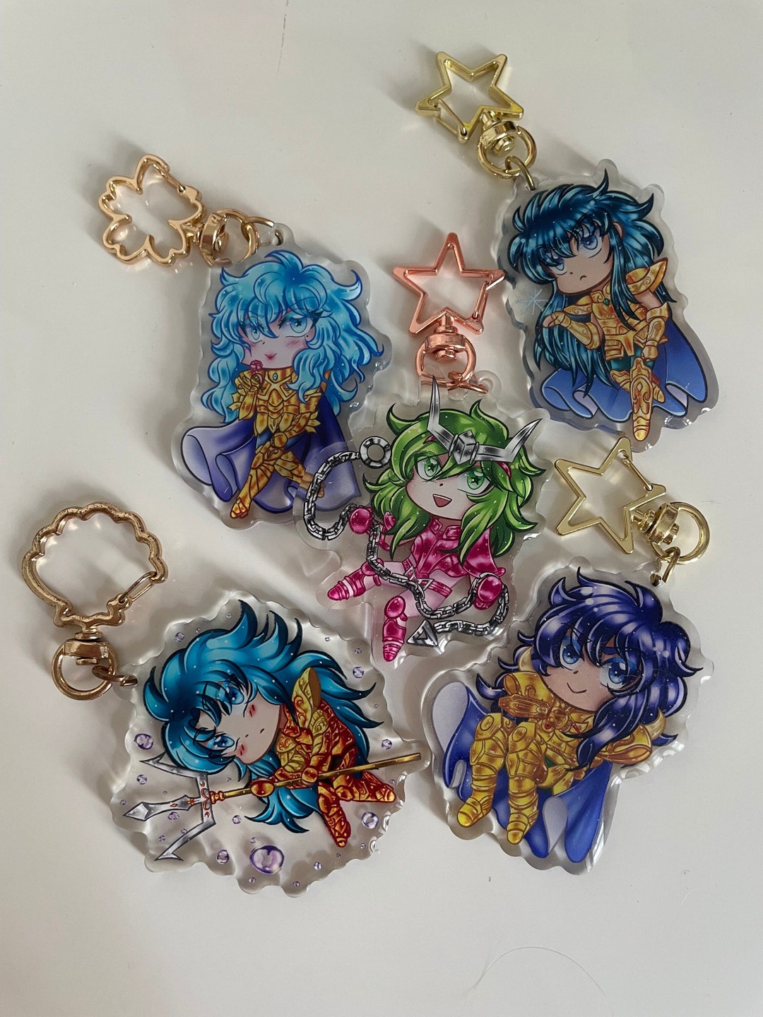 Saint Seiya Keychain - Etsy